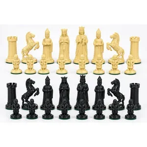 Unbranded | Games | Vintage Medieval Chess Set Full Set 4 Inch Kings ...